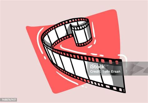 다양한 필름 스트립 세트 프레임 개발을위한 사진 필름의 실루엣 모음 배경에 분리된 빈 시네마 필름 스트립의 벡터 그림 0명에 대한 스톡 벡터 아트 및 기타 이미지 Istock