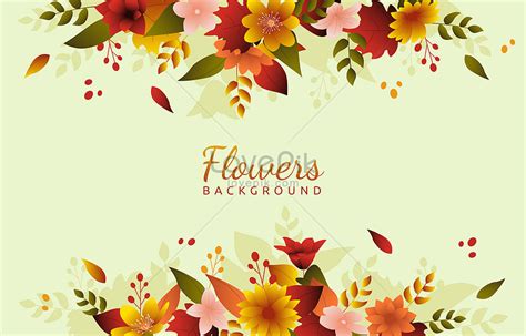 아름다운 타락한 꽃 가을 가을 여름 프레임 이미지 Hd 가을 꽃 가을 꽃 벡터 가을 꽃 배경 배경 사진 무료 다운로드 Lovepik