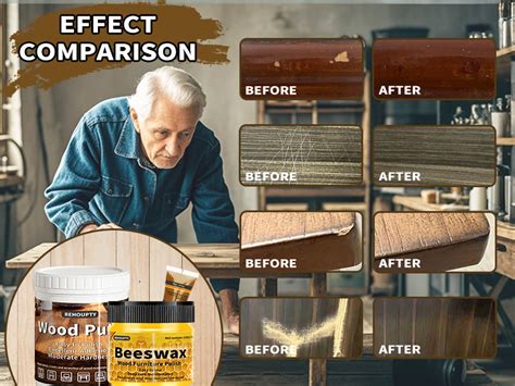 Rehoupty Wood Furniture Repair Kit All In One Large Capacity Floor