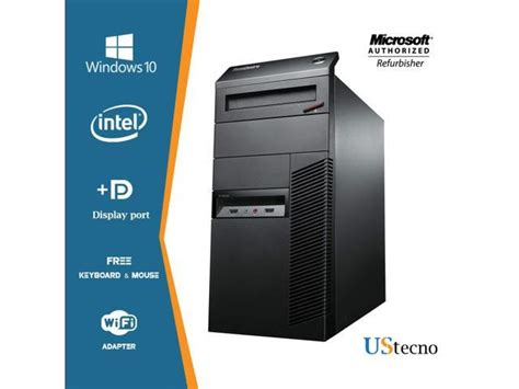 Refurbished Lenovo Thinkcentre M P Tower Desktop Computer Intel Core I Gb Gb Ssd Dvd