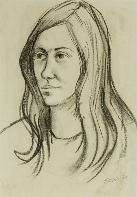 Frank Owen Salisbury Frank Owen Salisbury Signed 1935 English Charcoal Portrait Sir John