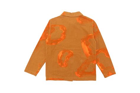 Stussy Printed Chore Jacket Clay Orange Spring Summer 2020 GLAB VN