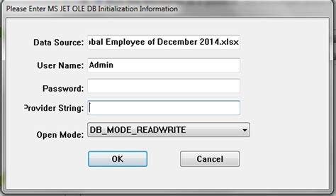 Solved Ole Db Connection String To Excel 2013 Xlsx File Qlik
