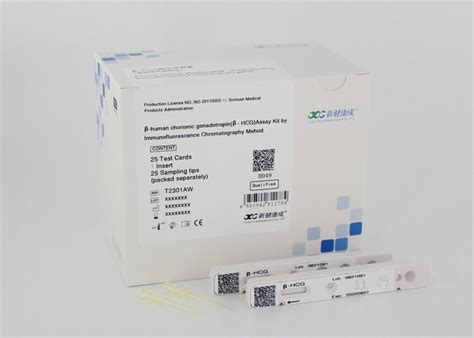 β Hcg Sex Female Hormone Test Kit 1 200000mluml Serum Plasma Wb Urine