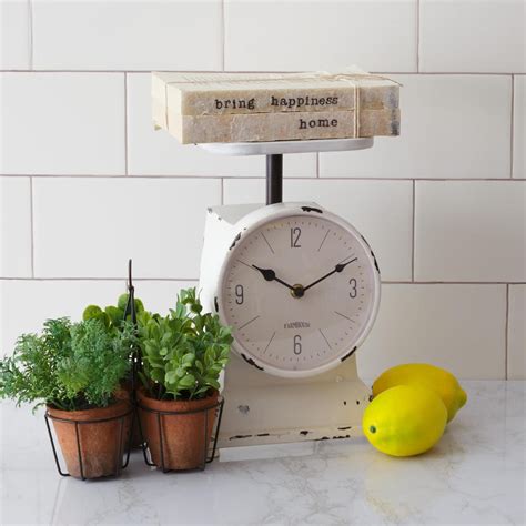 Clock Scale Neighbors Mercantile Co