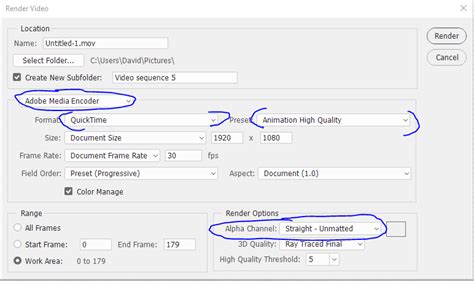Rendering Animations With Transparency Adobe Community 8949771