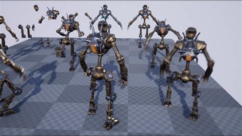 3d Model Steampunk Mech Vr Ar Low Poly Cgtrader