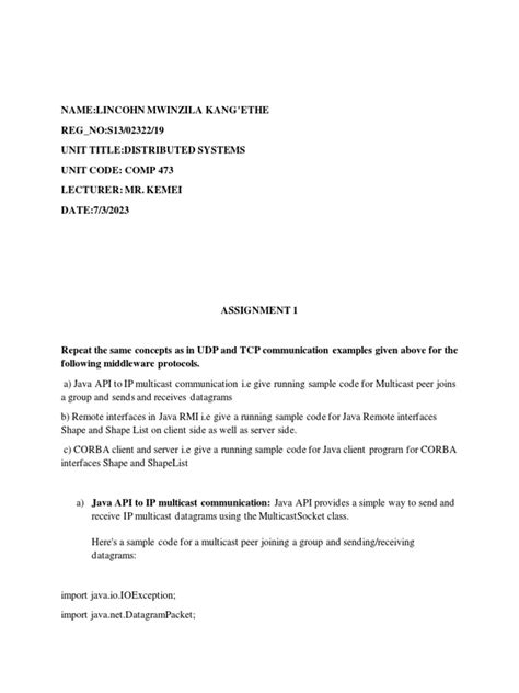 Comp 473 Assignment 1 And 2 Pdf Cloud Computing Scalability