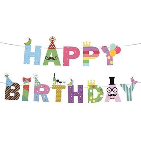 Happy Birthday Fabric Bunting Perfect Party Decoration