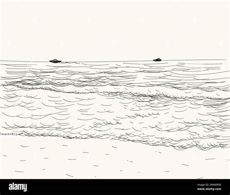 Vector Summer Seascape Stock Vector Image And Art Alamy