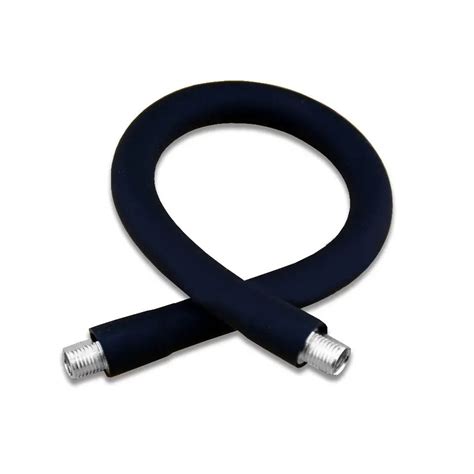 Гибкая трубка для светильника 100 мм гусиная шея шланг с наружной резьбой М10х1 на концах для