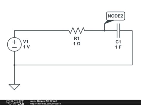 Simple Rc Circuit Circuitlab