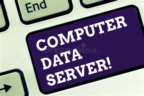 Handwriting Text Computer Data Server Concept Meaning Computer Platform That Delivers Database