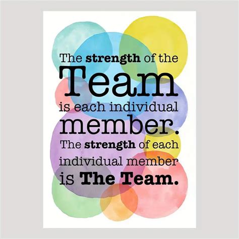 Strength Team Individual Member Team Work Inspirational Temu