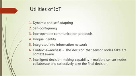 Internet Of Things Iot Introduction Utilities Applications Pptx Internet Of Things