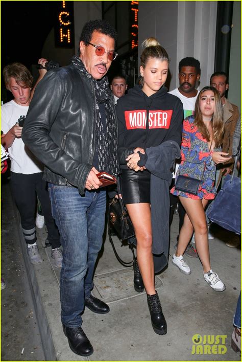 Full Sized Photo Of Lionel Richie Grabs Dinner With Sofia In West Hollywood Sofia Richie