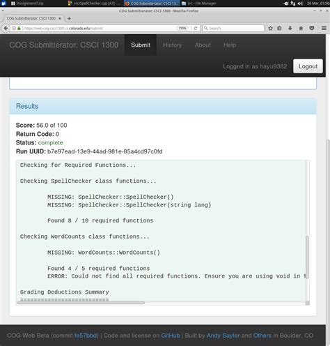 Solved Assignment 7 Zip Src SpellChecker Cpp A7 COG Chegg