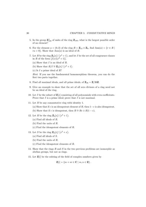 Abstract Algebra Pdf