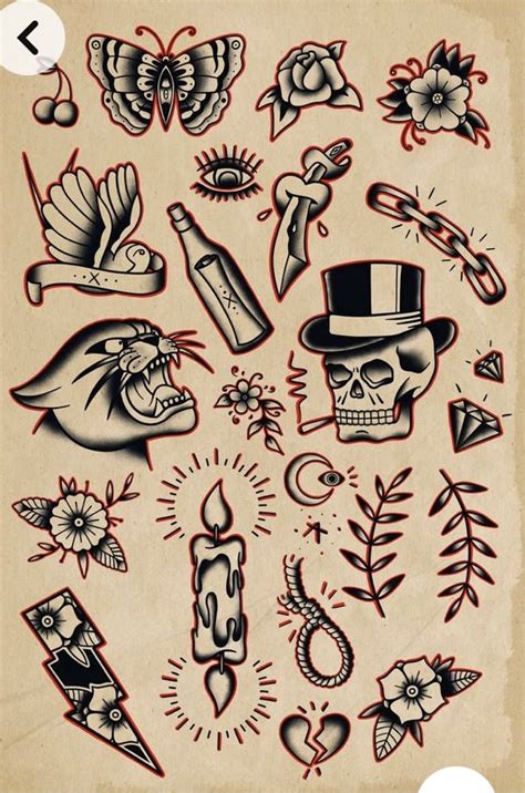 Pin By 张和恒 On 做 Old School Tattoo Designs Tattoo Flash Art Black