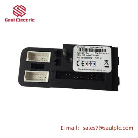 Emerson CE4003S6B1 Analog Input Module SAUL ELECTRIC