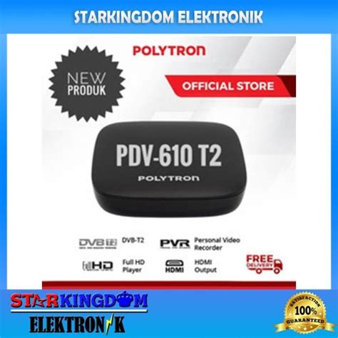 Jual Polytron Pdv 610 T2 Tv Digital Dvb T2 Set Top Box Uhf Garansi 1 Tahun Shopee Indonesia