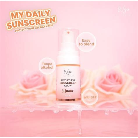 Jual Wys Effortless Suncreen Glow New Packaging Shopee Indonesia