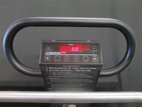 Welch Allyn Scale Tronix 5002 Mobile Low Profile Stand On Scale With Handrail