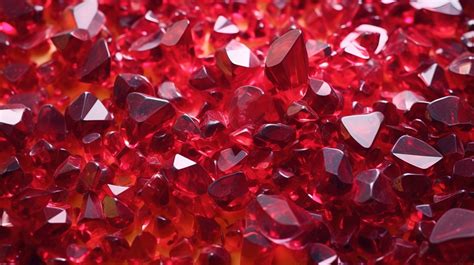 Glimmering Ruby Gem A Liquid Red Background Abstraction Red Diamond Brilliant Ruby Background