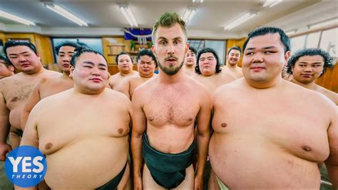 I Lived In A Sumo House For A Day 10000 Calorie Diet Fights