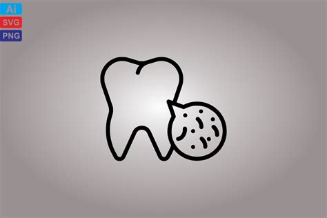 Bacteria In Teeth Graphic By Faisol2486 · Creative Fabrica