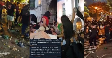 Ayacucho 사용자는 쓰레기로 가득 찬 메인 광장을 볼 때 성가심을 나타냅니다 Infobae