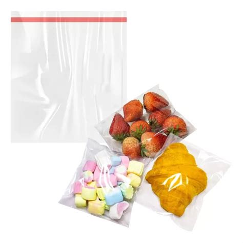 Bolsa De Celofán 10x15 3 Cm Aprox De Adhesivo Con 1000pzas Meses