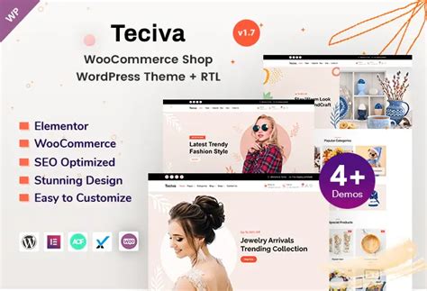 Teciva Woocommerce Shop Wordpress Theme Envytheme