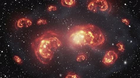 Hot Space The Genesis Of Galaxies Backgrounds Motion Graphics Ft