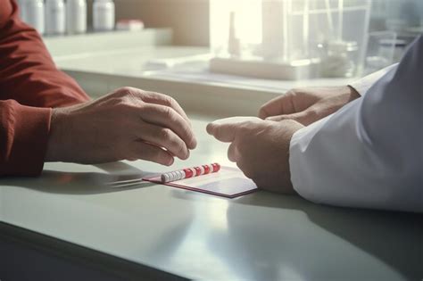 Premium Photo Doctor Prescribing Medication Generative Ai