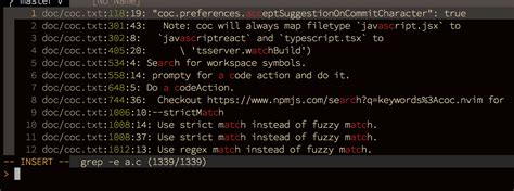 Using Coc List Neoclidecocnvim Github Wiki