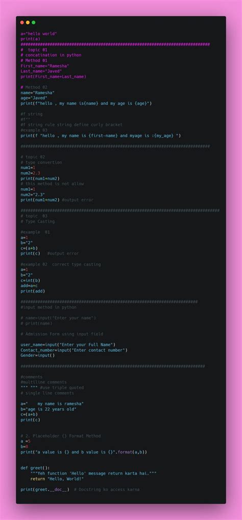 Python Programming Code Tech Pythoncoding Learntocode Rameesha