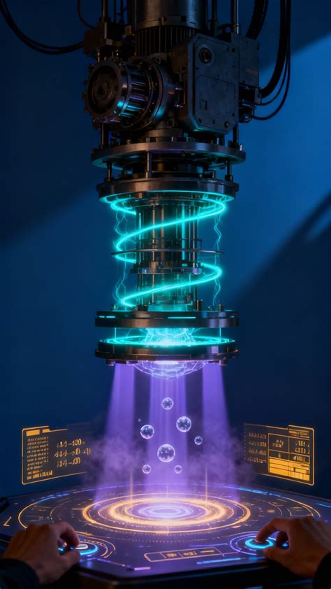 Free Quantum Engine Technology Photo Quantum Engine Futuristic