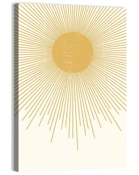 Sun Rays Abstract Wall Art Abstract Wall Art Sun Prints Posters Art