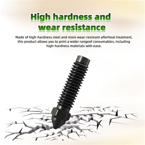 Ideaformer 5pcs Hardened Steel Nozzles For Elegoo Centauri Carbon 3d P