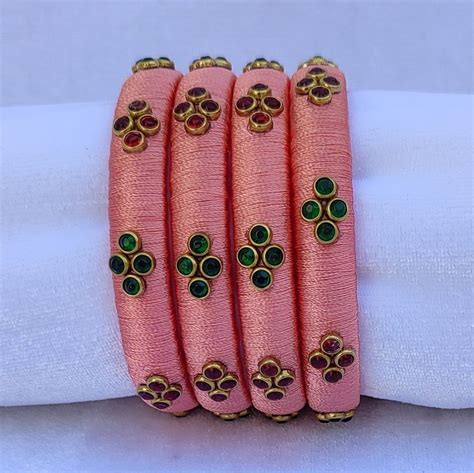 Silk Thread Bangle At ₹ 179set सिल्क थ्रेड की चूड़ियाँ In Jabalpur Id 2851242613897