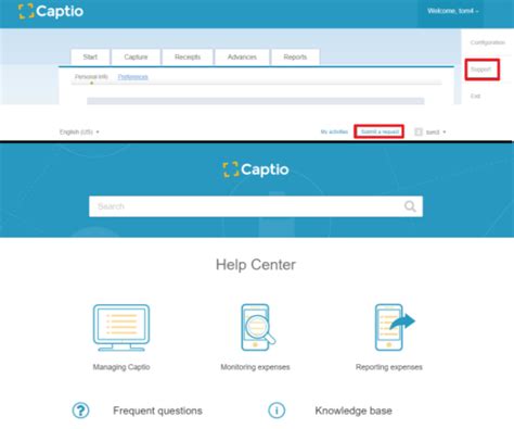 contacting our support department captio help center