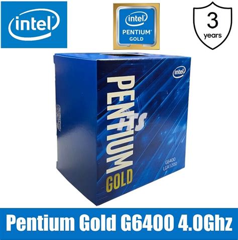 Intel Pentium Gold G Processor Comet Lake M Cache Ghz Lazada