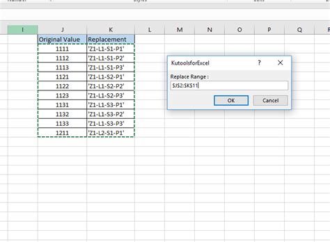 Batch Value Replacement In Excel