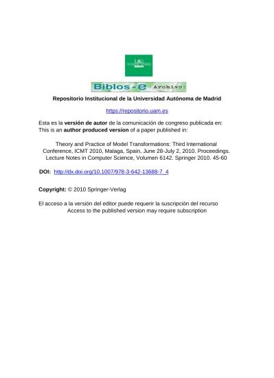 Synthesis Of Ocl Pre Conditions For Graph Transformation Rules