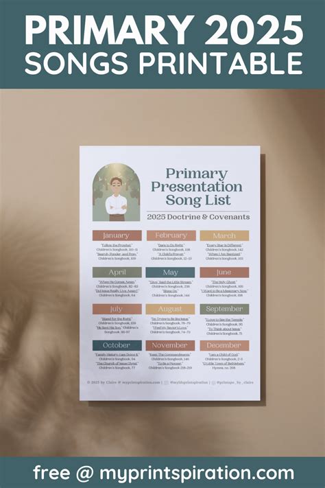 Best 13 Primary Program Primary Music Ideas For The Day Ofafter The