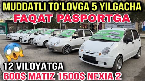 10 Tolap Moshina Olish Imkoni Bor Eng Arzon Narxlarda Moshinalar