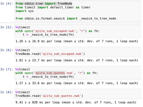 treenode read unexpectedly slow · issue 1825 · scikit bio scikit bio · github