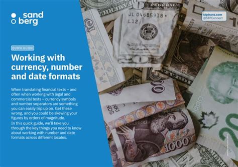 a short guide to currency number date formats pdf currencies economy