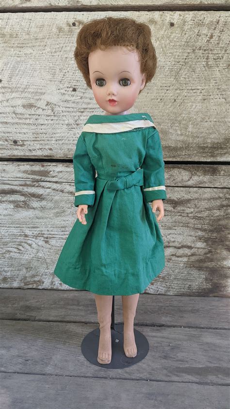Vintage 1950s Fashion Doll Unlabeled With Stand Etsy